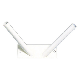 Porte-drapeau mural 2 drapeaux - diam. 26mm