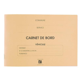 Carnet de bord pour véhicule