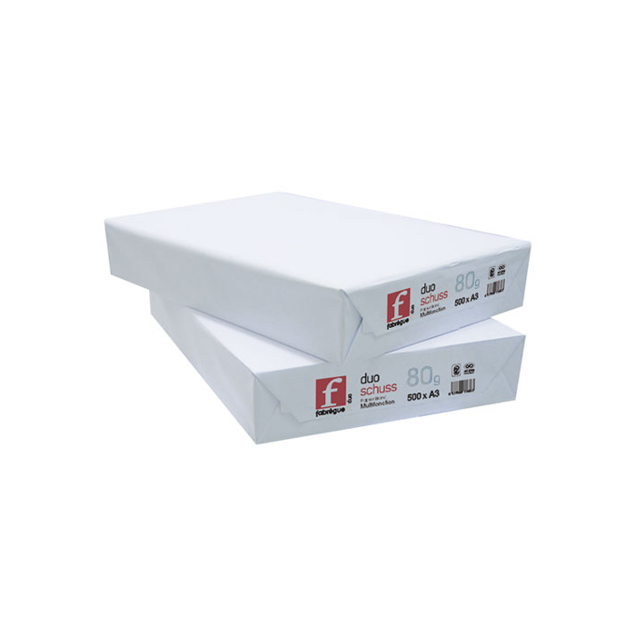 Papier reprographique Duo Schuss 80g A3 blanc